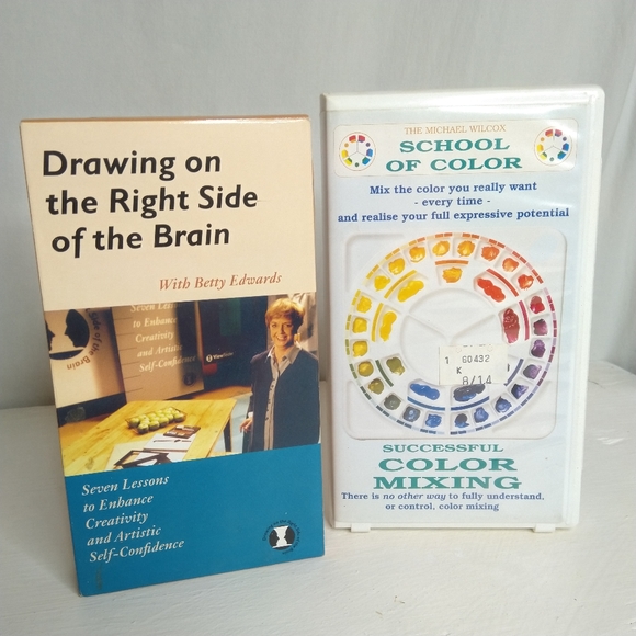 Vintage | Media | Vhs Art Lessons Drawing On The Right Side Of The ...